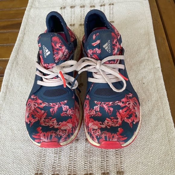 adidas | Shoes | Adidas Pure Boost X Flowery Sneakers | Poshmark